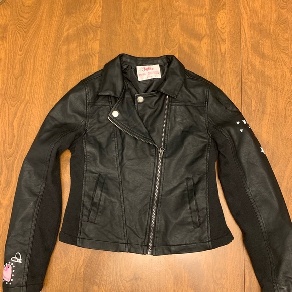 Justice | Jackets & Coats | Justice Girls Faux Leather Jacket Justice ...